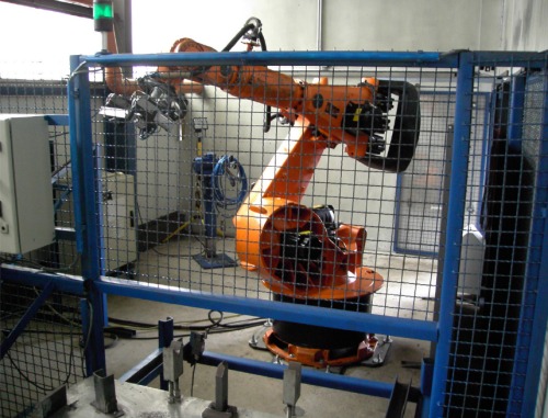 Schleifzelle Schleifanlage Roboterschleifen